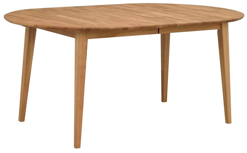 Přírodní olejovaný dubový rozkládací jídelní stůl Rowico Sundin, 170/210/250 cm