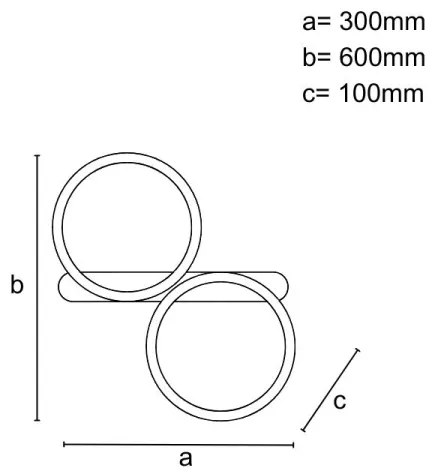 LED Stmívatelné stropní svítidlo LED/60W/230V 3000-6500K + dálkové ovládání