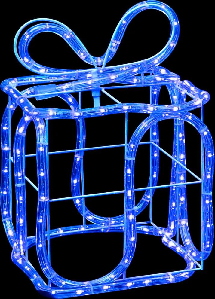 vidaXL Vánoční dekorativní dárečky 180 LED vnitřní i vnější dekorace [329827] Barva: Modrá