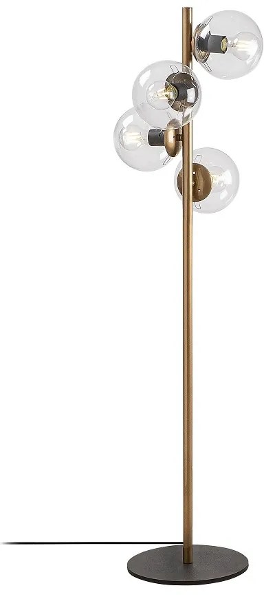 Designová stojanová lampa Qunsia II 130 cm zlatá