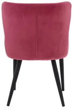 Čalouněná židle vínová LONI