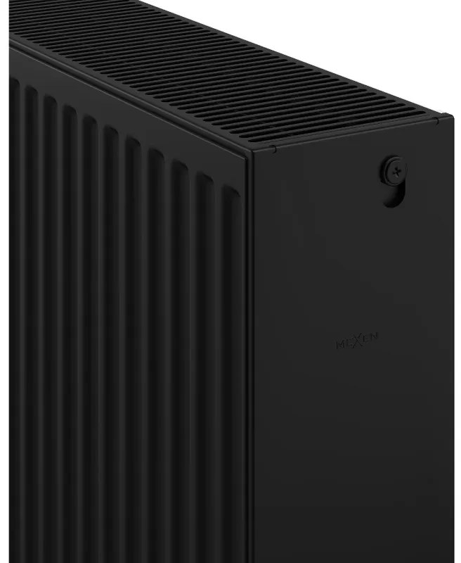 Mexen C33, panelový radiátor 600 x 1200 mm, boční připojení, 2801 W, černá, W433-060-120-70