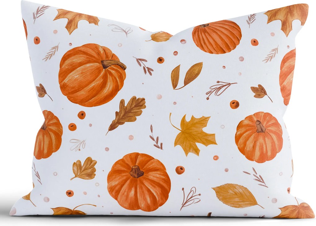 MK Lůžkoviny Flanelový povlak na polštář 70 x 90 cm - Podzimní nálada