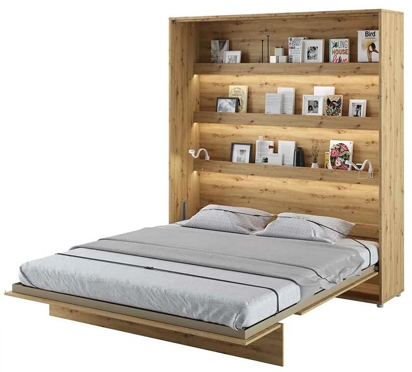 Lenart výklopná postel Bed Concept BC-13 (180) - dub artisan