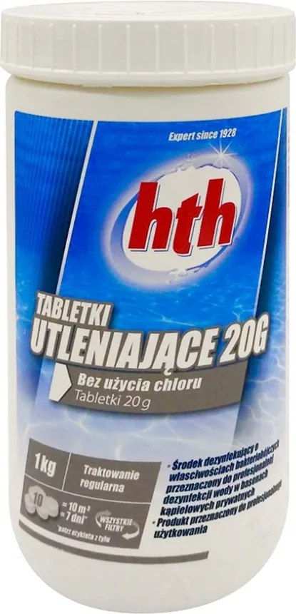 Oxidační Tablety Hth 20g , 1 kg Do Bazénu Vířivky