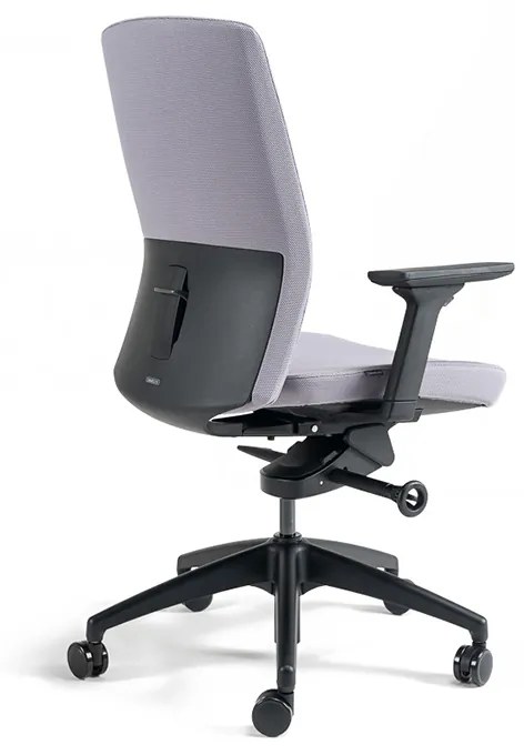 Kancelářská ergonomická židle BESTUHL J2 BP — více barev, bez podhlavníku Šedá 206