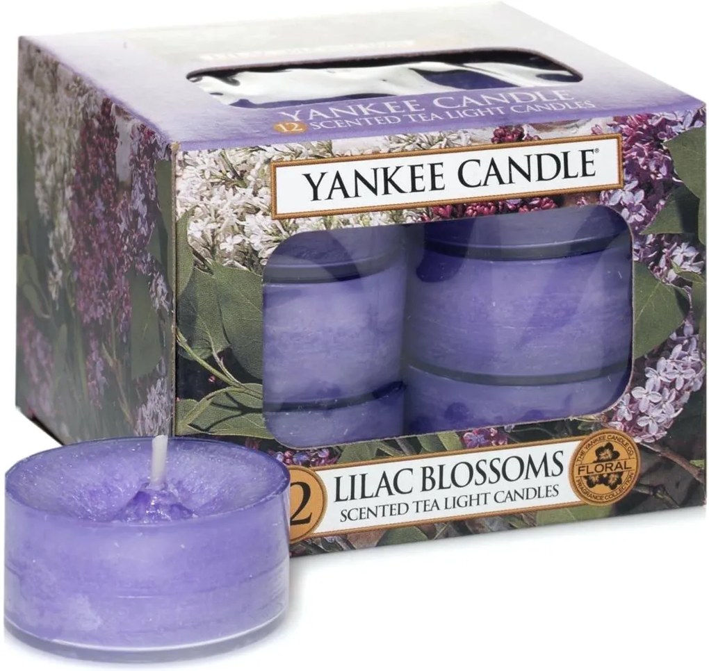 Yankee Candle vonné čajové svíčky Dried Lavender & Oak