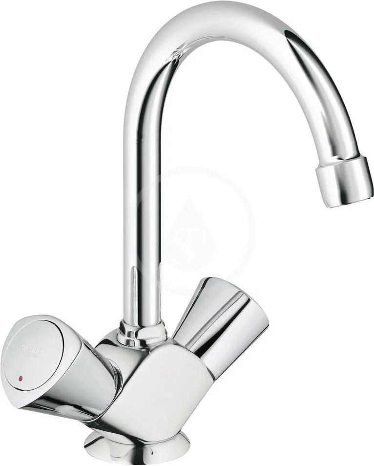 GROHE - Costa S Umyvadlová kohoutková baterie s výpustí, chrom 21257001