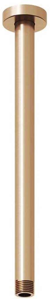 Ravak - Sprchové rameno stropní, 30 cm, kartáčované růžové zlato X07P713