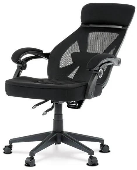 Ergonomická kancelářská židle VIGELTI - černá síťovina Barva: černá