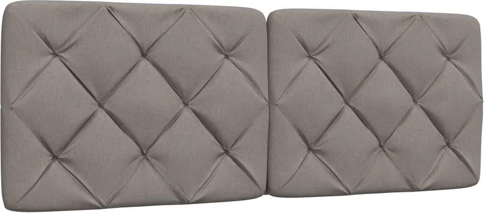Rám postele bez matrace taupe 140 x 200 cm textil 3310605