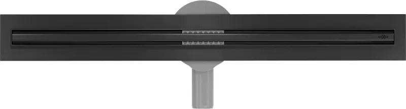 Mexen Flat 360° Slim sprchový žlab 50 cm, černá matná, 1741050