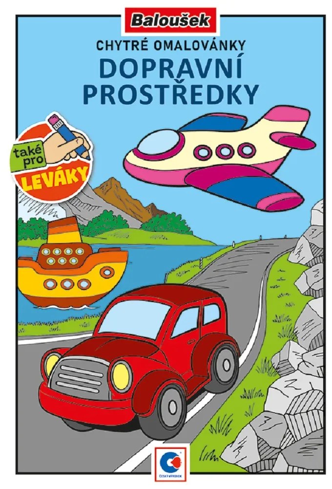 Omalovánka A5 - Chytré omalovánky - Dopravní prostředky