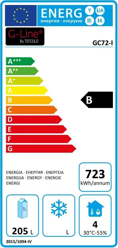 Tefcold GC 72 Chladicí stůl nerez 2 dveřový, šířka 136 cm, včetně pracovní desky (16438) – Servis ČR