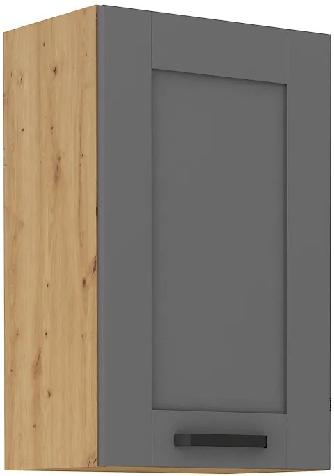 Kuchyňská skříňka LUNA 45 G-72 1F korpus: dub artisan, barva dvířek: šedá DUST