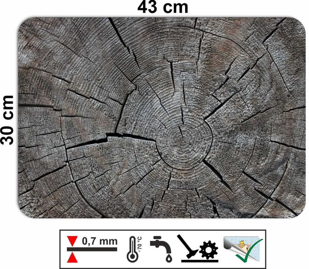 PokojovaDekorace.cz, Prostírání - 090, Imitace dřeva, 43x30cm