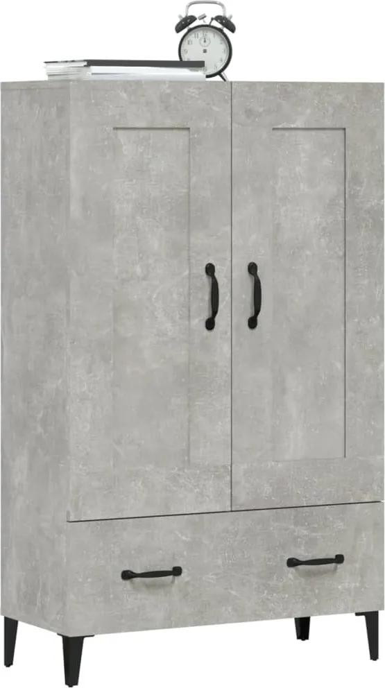 vidaXL Highboard 70 x 31 x 115 cm kompozitní dřevo [812577] Barva: šedá sonoma