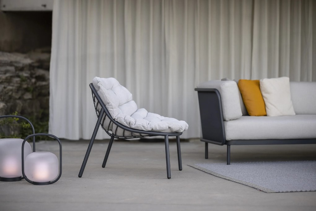 Todus Albus nízké křeslo Látka: Kvadrat Patio (Kat. C)