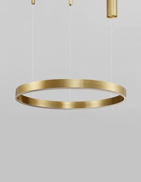 LED lustr Motif 100 zlaté stmívatelné