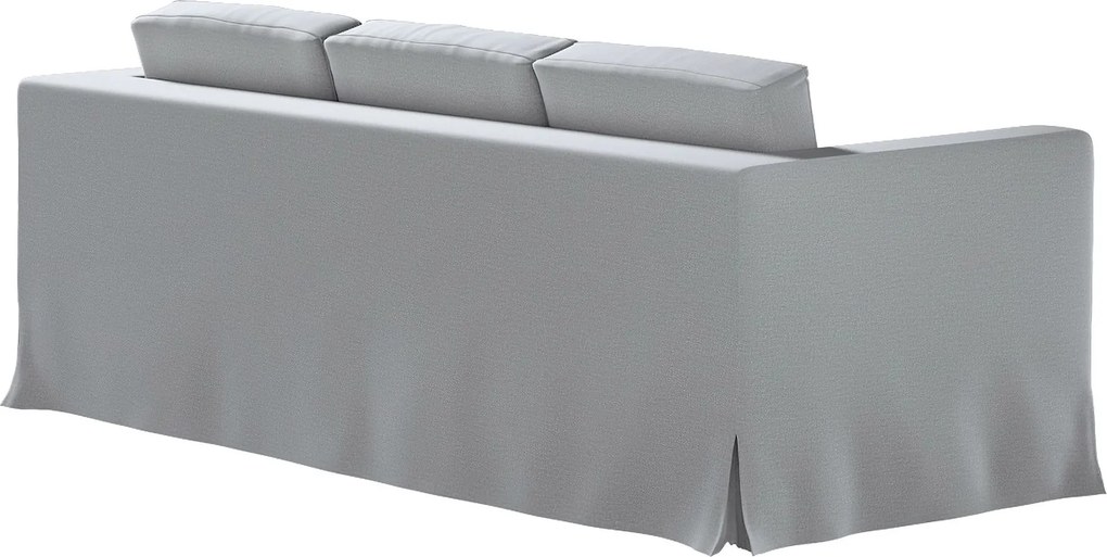 Potah na pohovku IKEA  Karlanda 3-místná nerozkládací, dlouhý barva šedá látka sametová