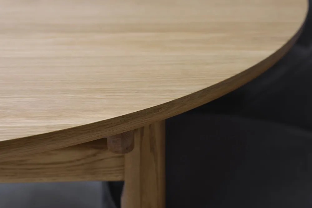 Designový jídelní stůl Wally 120 - 165 cm přírodní dub