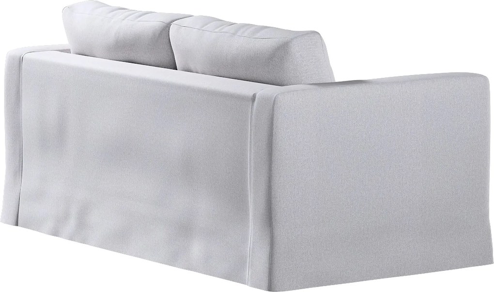 Potah na pohovku IKEA Karlstad 2-místná , nerozkládací, dlouhý barva šedá látka pletený vzor