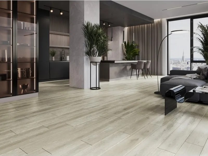 Mexen Sky Valley vinylové panely 1240 x 182 mm SPC 6,5 mm, podložka IXPE 1,5 mm, 4 V-spára, Dub - F1040-1240-182-505-4V1-01