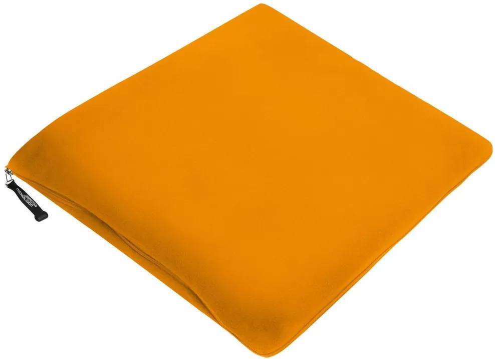 James & Nicholson Jednobarevná deka 130x180 cm JN900 - Oranžová | 130 x 180 cm