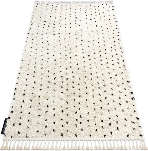 Kusový koberec Berber Syla B752 dots cream, 160x220, biela, kancelária, Dywany Łuszczów