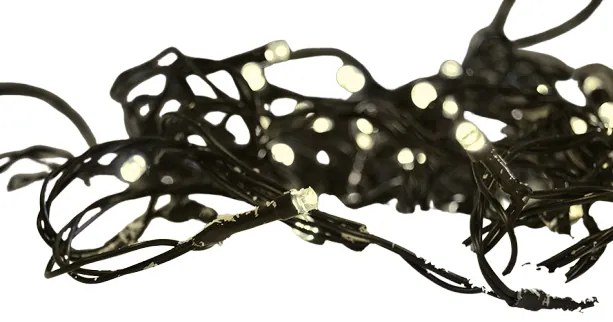 SOLIGHT LED vánoční řetěz, 3m, 20 LED, 3 x AA, teplé bílé světlo, zelený kabel