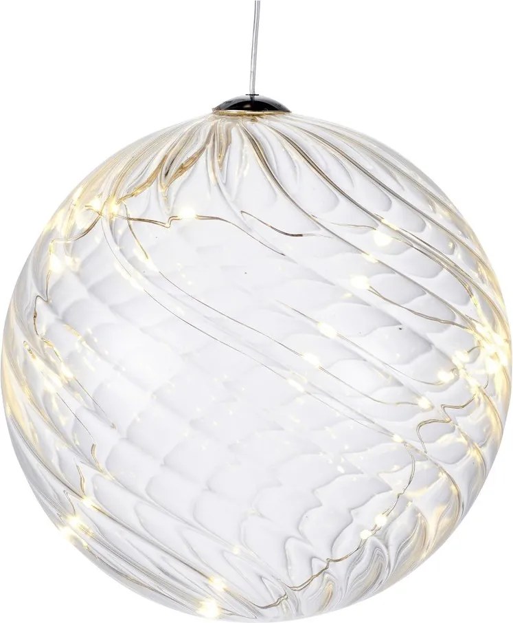 Světelná LED dekorace Sirius Wave Ball, Ø 13 cm