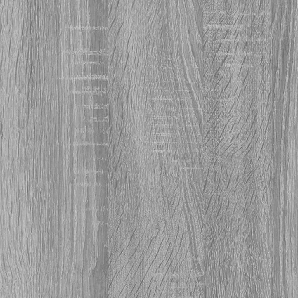 Příborníky 2 ks šedé sonoma kompozitní dřevo,  3185413