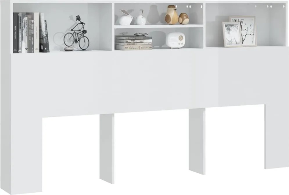 vidaXL Čelo postele s úložným prostorem 180 x 19 x 103,5 cm [811884] Barva: dub artisan