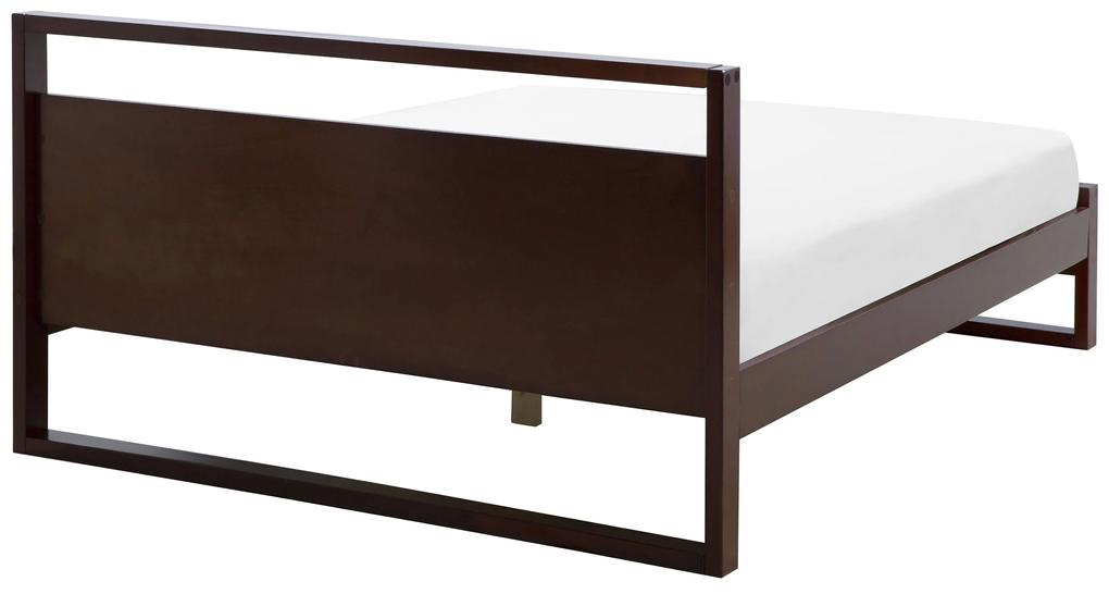 Dřevěná manželská postel 160x200 cm GIULIA Beliani