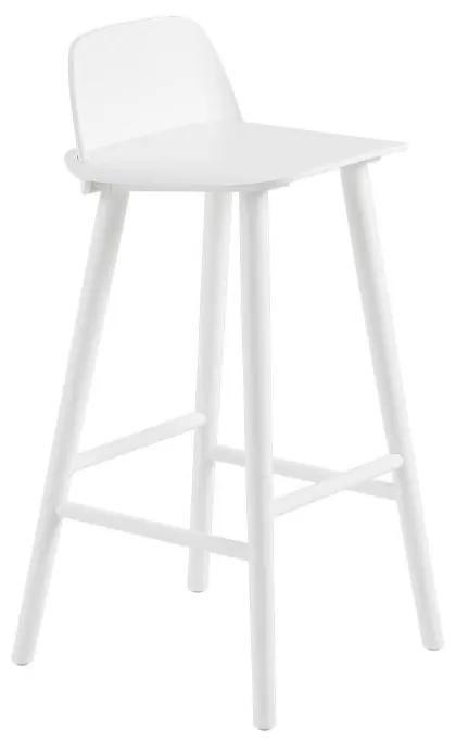 Muuto Barová stolička Nerd 75 cm, white