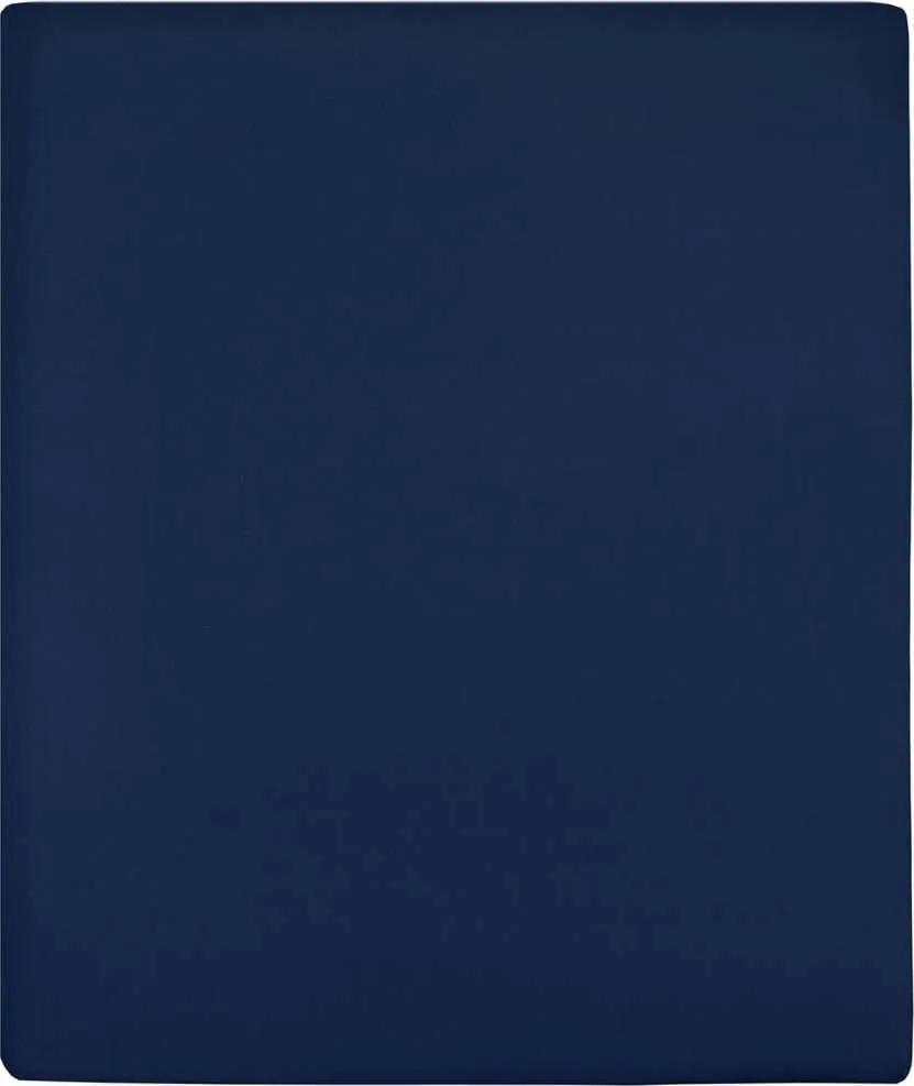 vidaXL Jersey prostěradla 2 ks 140x200 cm bavlna [136255] Barva: Černá a maskáčová