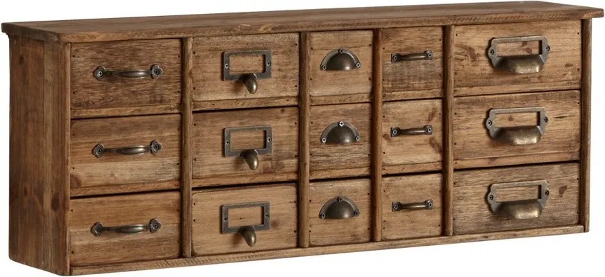 Závěsná komoda z borovicového dřeva ve světle přírodní barvě 67x25x14 cm Klas – Ellos Home