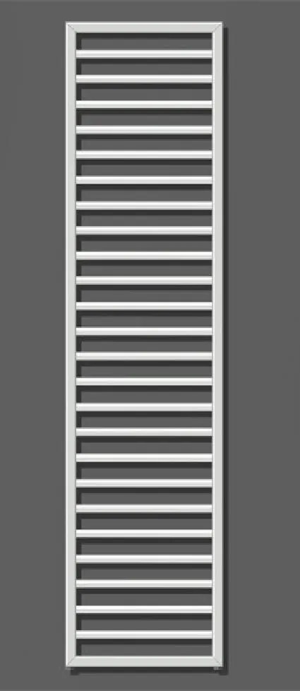 Zehnder Subway - Koupelnový radiátor 184x45 cm, rovný, středové připojení 5 cm, chrom SUBC-180-045