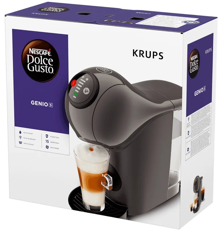 Kapslový kávovar Krups Nescafé Dolce Gusto Genio S KP240B10 antracit