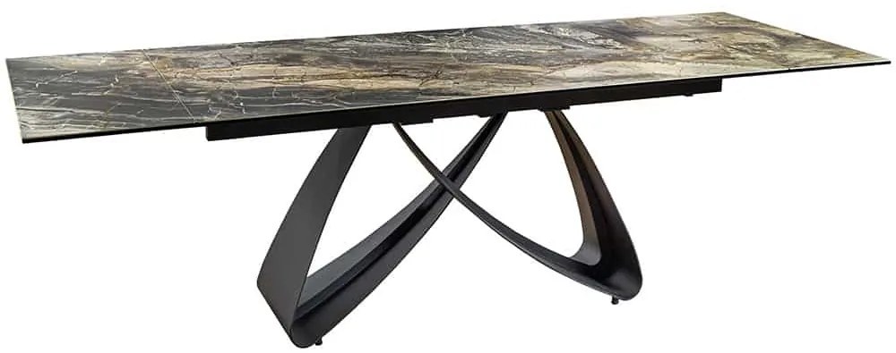 Roztahovací keramický stůl Bayarmaa 180-220-260 cm taupe