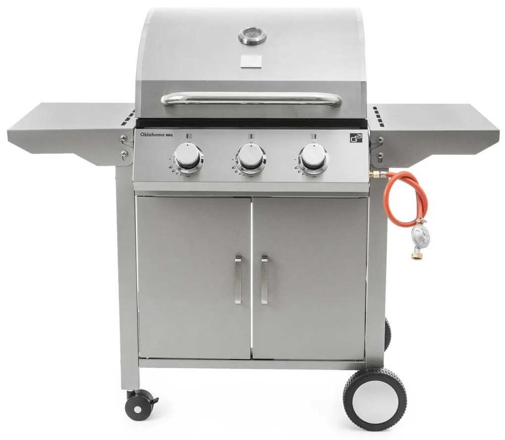 Plynový gril G21 Oklahoma BBQ Premium Line 3 hořáky + zdarma redukční ventil