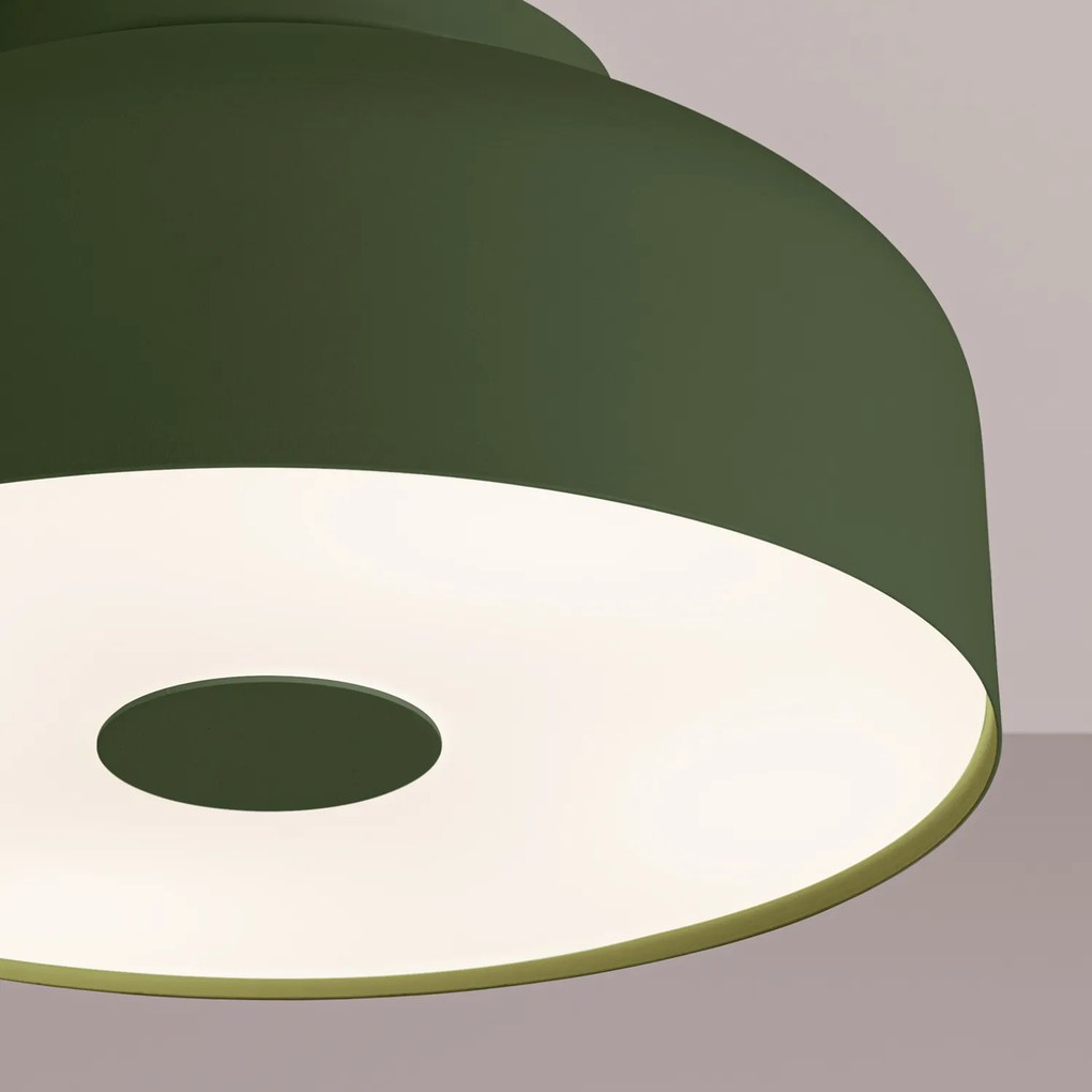 Sollux Lighting Stropní svítidlo OMIQ olivově zelené