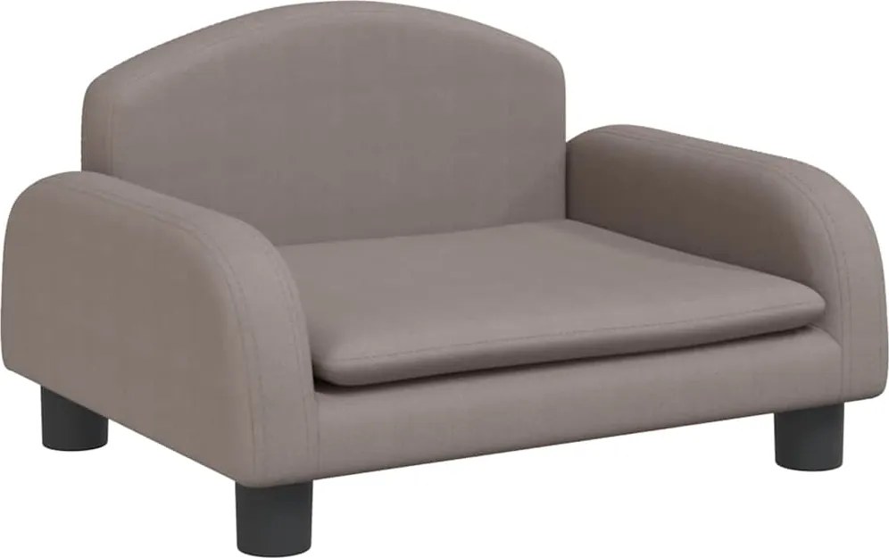 Dětská pohovka taupe 50 x 40 x 30 cm textil 3196372