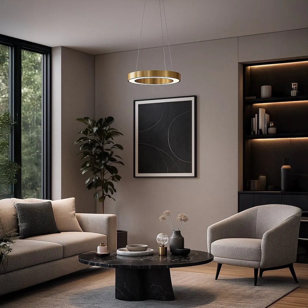 Závěsné LED svítidlo Union, 1x LED 40w, 3000-6000k, g