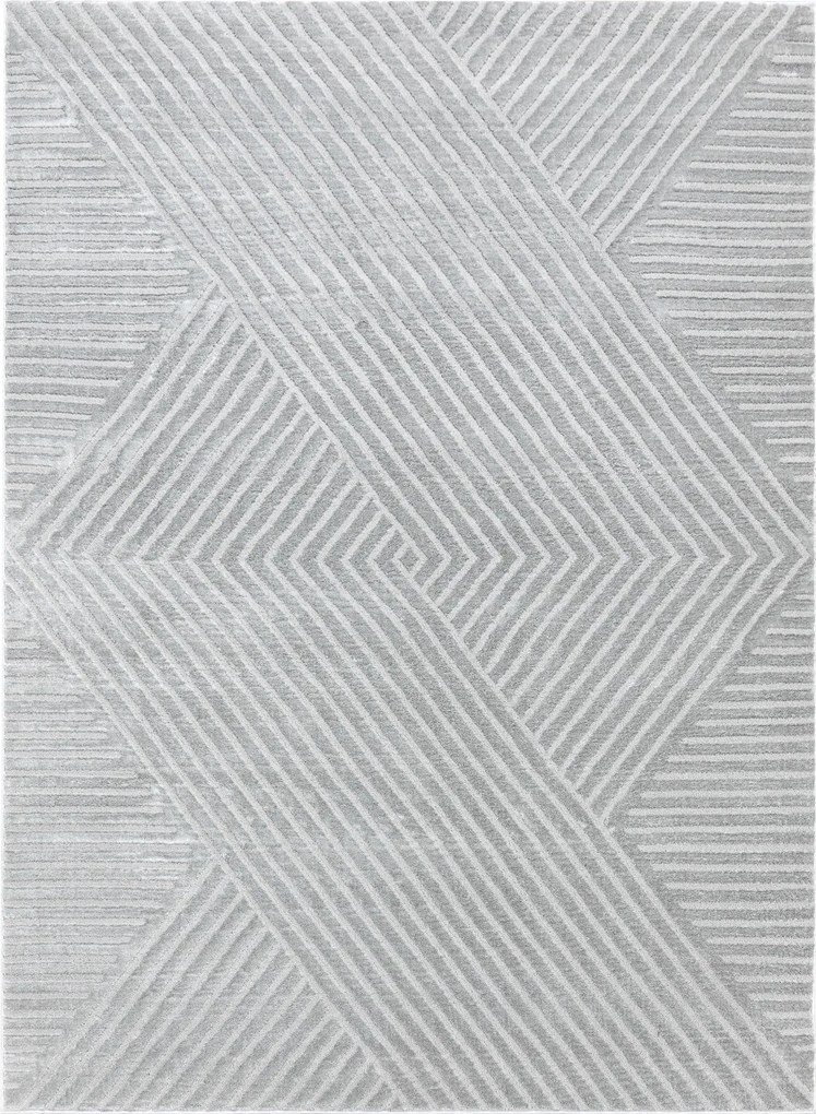 Dywany Łuszczów, Kusový koberec Balance 1503 grey, 140x190, šedá, ložnice