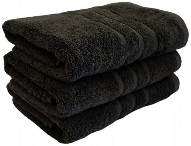 Profod Ručník a osuška Sofie 400g/m2  Osuška Sofie černá 70x140 cm