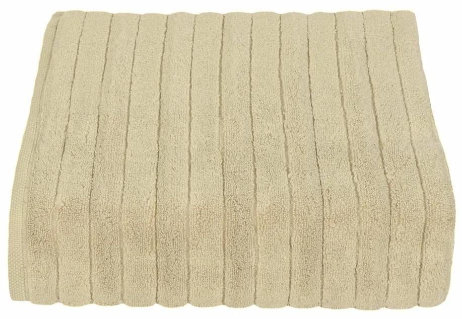 DekorTextil Mikrobavlněný ručník nebo osuška Delux - béžová Rozměry: 50x95 cm