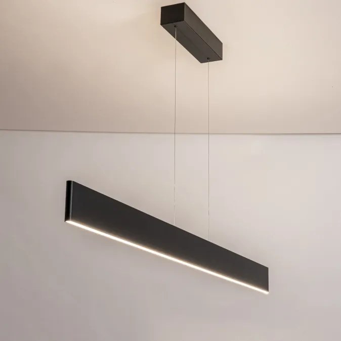 Závěsné stmívatelné LED svítidlo Linear 150 Black