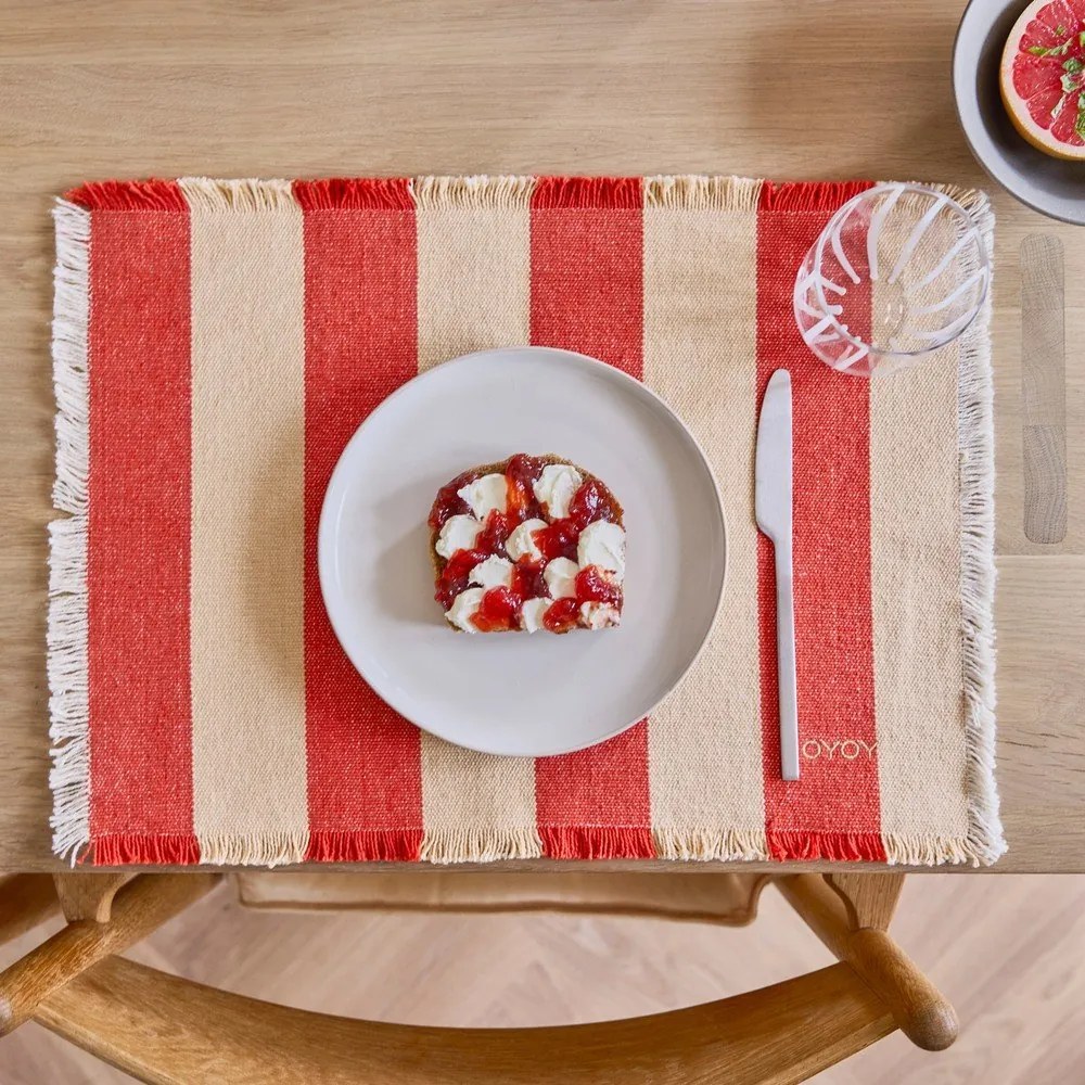 Prostírání v sadě 2 ks z bio bavlny 36x48 cm Toppu – OYOY Living Design