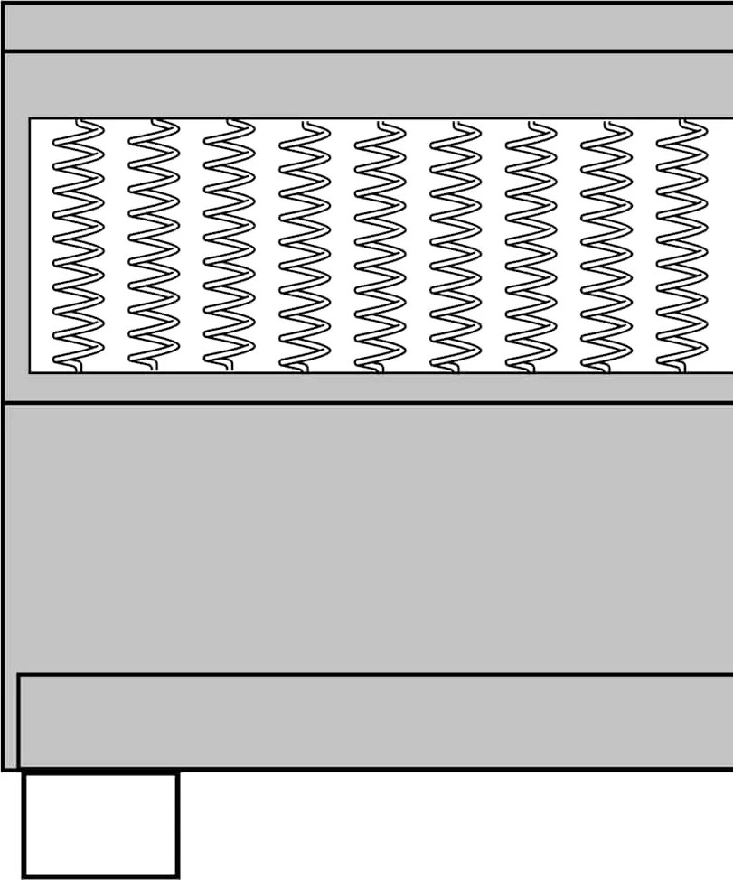 Postel boxspring tmavě šedá textil 200 x 200 cm 3054793